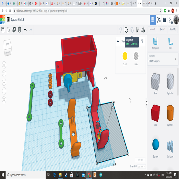 Tinkercad Robotics for School: Create TWO Walking Machines! - Tinkercad