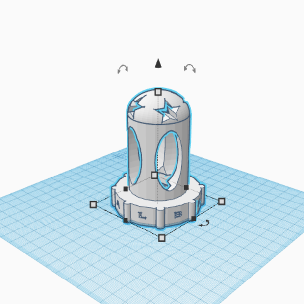 Arduino Night Lamp - Tinkercad