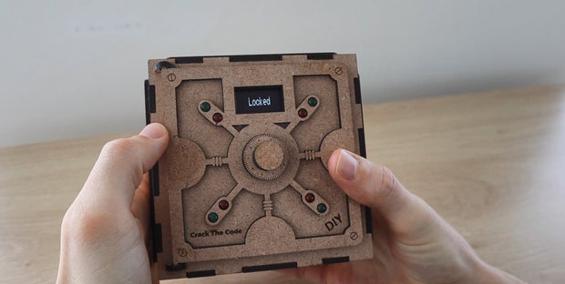 Crack The Code Game Arduino Based Puzzle Box Tinkercad