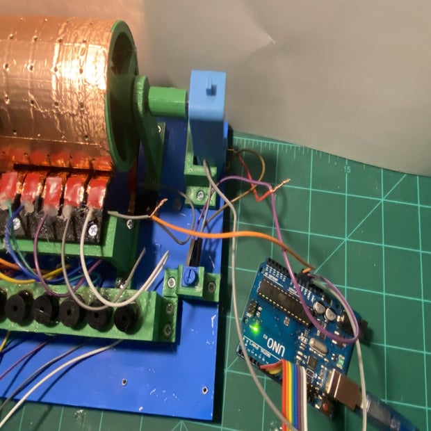 Programmable Electric Music Box - Tinkercad