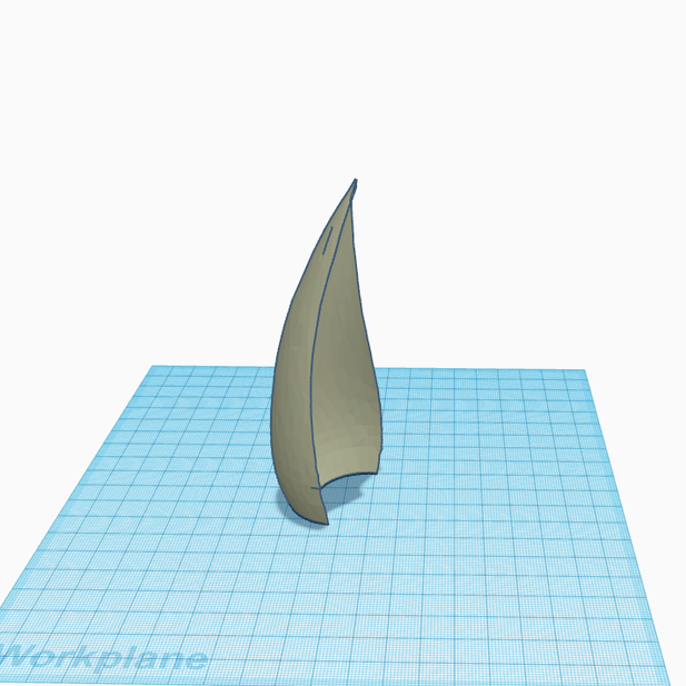 Flame Ornament (from a Water Droplet) - Tinkercad