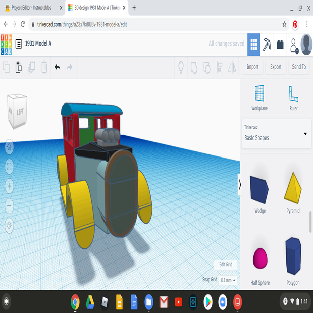 How to Make a Model a and Scene Using Tinkercad - Tinkercad