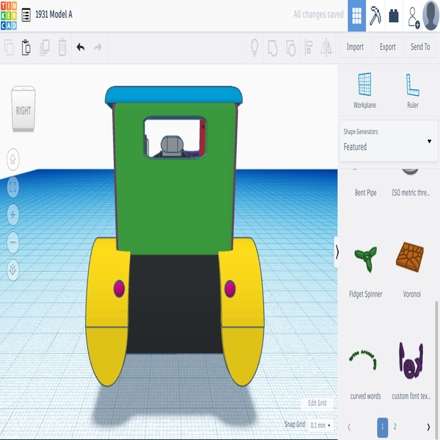 How to Make a Model a and Scene Using Tinkercad - Tinkercad