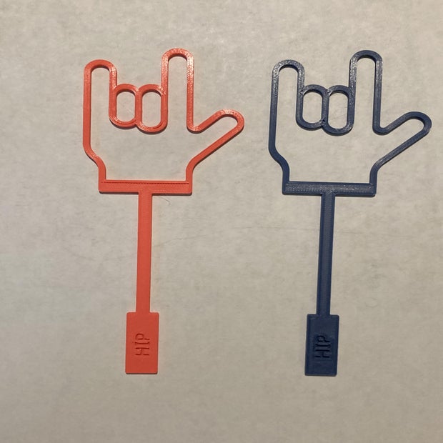 Graphic Art 3d Printed Bubble Wands - Tinkercad