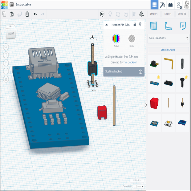 Making a Game Box [Tim's Racer] - Tinkercad