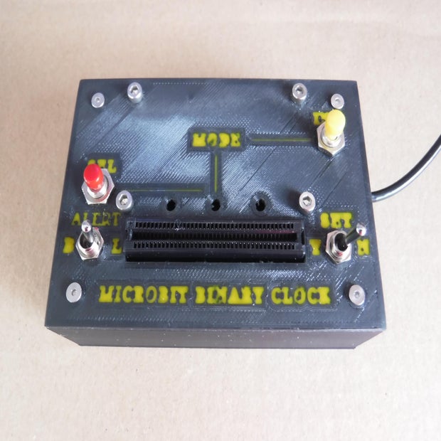 Micro Binary Clock - Tinkercad