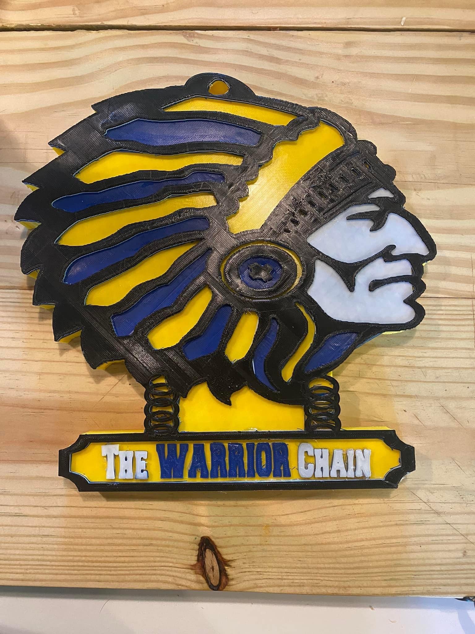 Multi Colored Sign Based Off of a Clip Art Image or Logo | Tinkercad