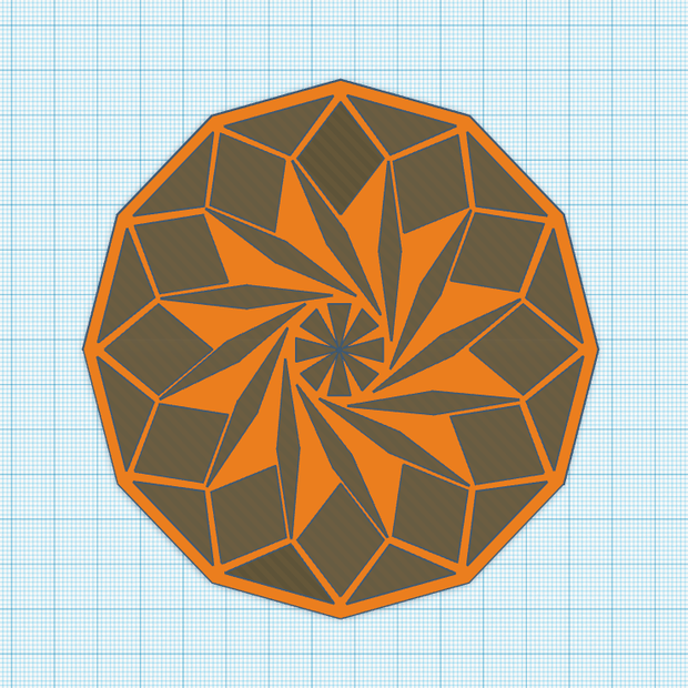 3D Printed Sundial - Tinkercad