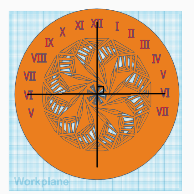 3D Printed Sundial - Tinkercad