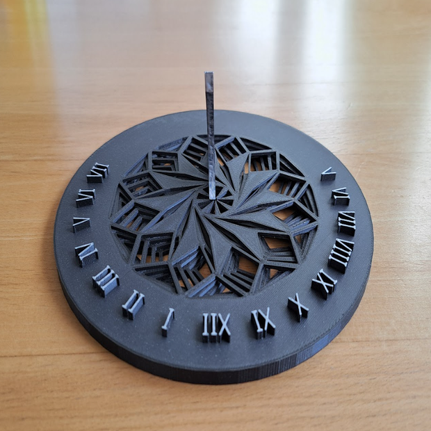 3D Printed Sundial - Tinkercad