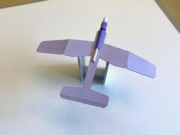 Cotton Swab Card Stock Micro Gliders - Tinkercad