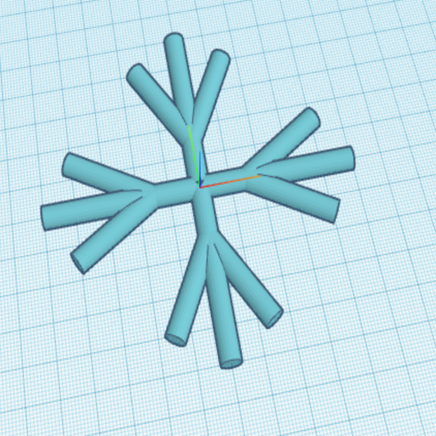 Tinkercad Coded Snowflake - Tinkercad