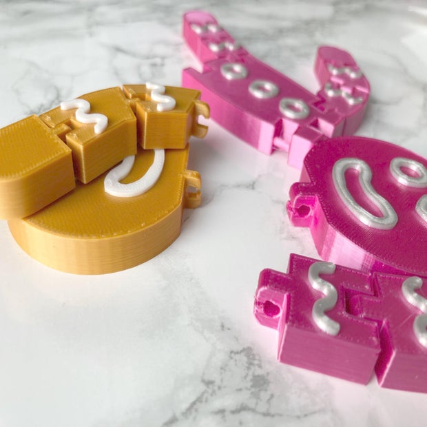 3D Print Articulated Gingerbread Man + Articulated Joint - Tinkercad