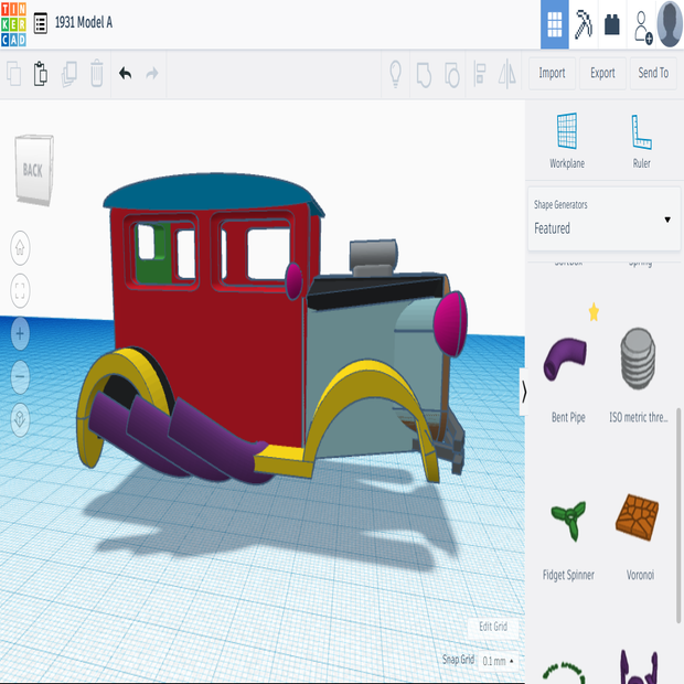 How to Make a Model a and Scene Using Tinkercad - Tinkercad