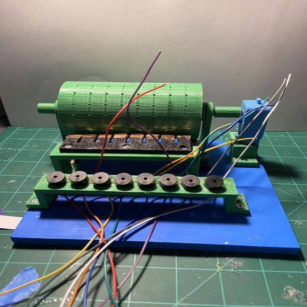 Programmable Electric Music Box - Tinkercad