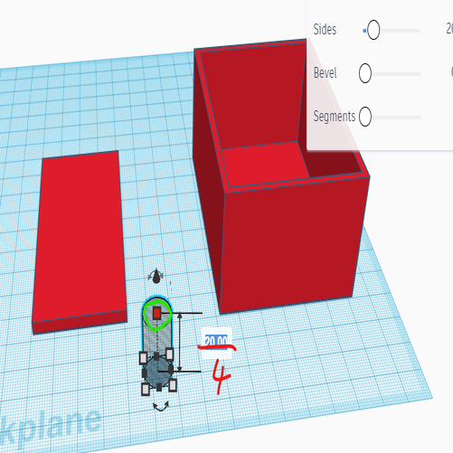 Small Magnetic Storage Box/tray - Tinkercad