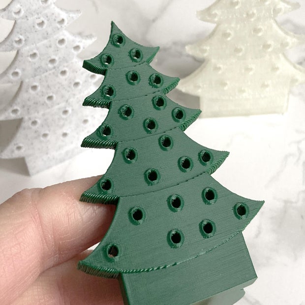 Christmas Tree LED Holder - Tinkercad