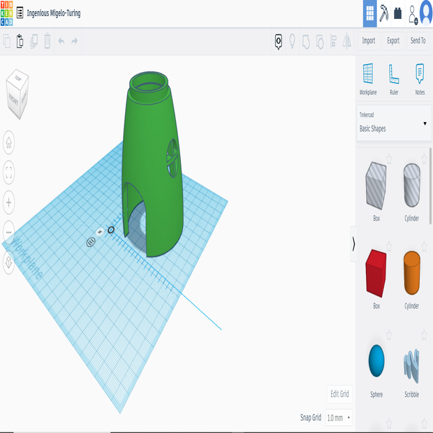 Mushroom Snail and Slug Trap - Tinkercad
