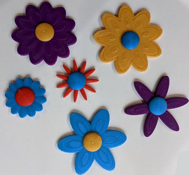 Random Daisy Generator With Tinkercad Codeblocks Tinkercad