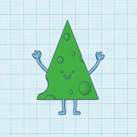 Mini CheeseMan - Tinkercad
