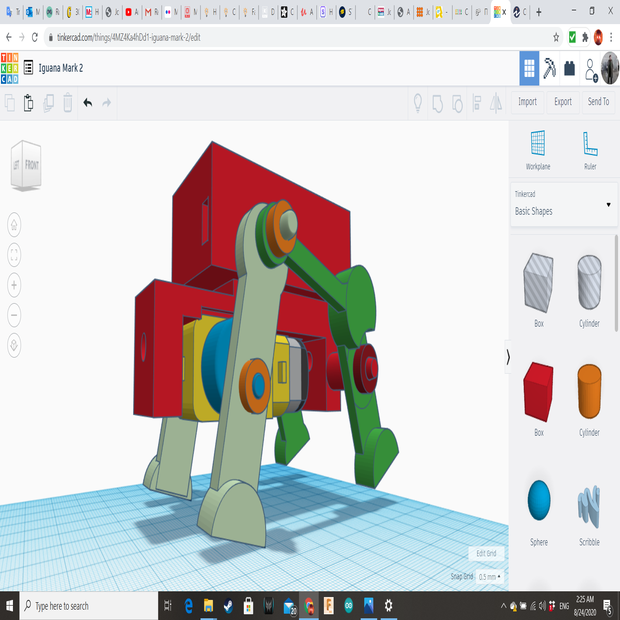 Tinkercad Robotics for School: Create TWO Walking Machines! - Tinkercad
