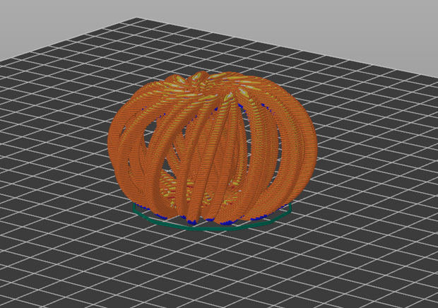 Make A 3d Printable Pumpkin With Codeblocks Tinkercad