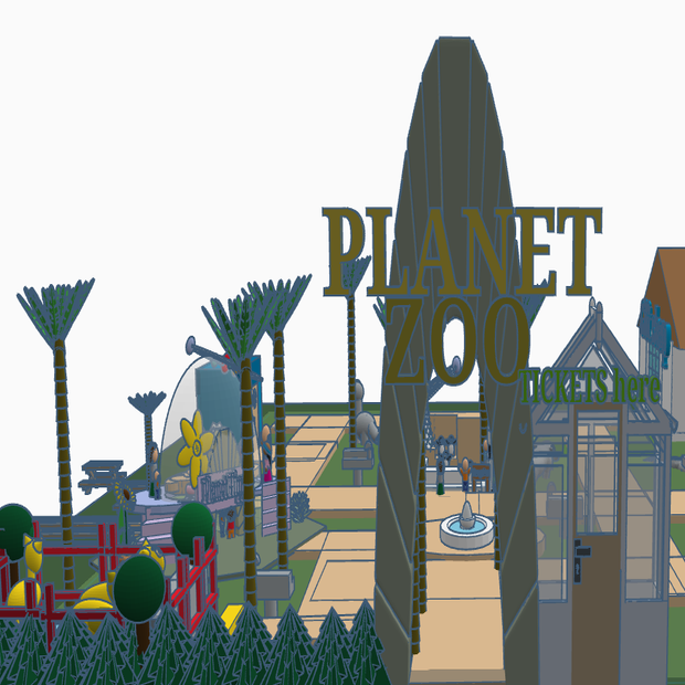 Landscape Architecture- TinkerCAD Zoo Design Project - Tinkercad