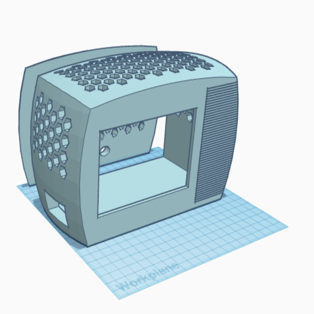 Raspberry Pi Cat TV - Tinkercad