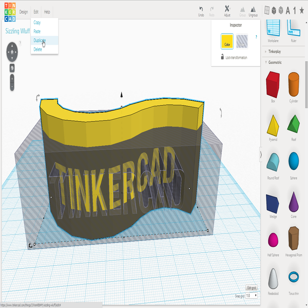Tinkercad: Easy to Create Curve Text - Tinkercad