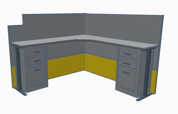 Diorama Project: 427's Office (Tinkercad) - Tinkercad
