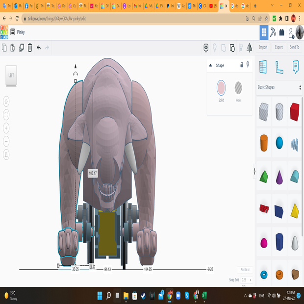Tinkercad Robotics for School: Human-Powered Battle Beasts! - Tinkercad