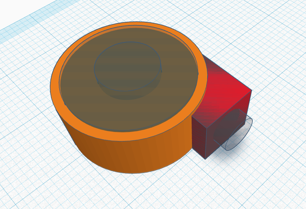 Mini Water Pump - Tinkercad