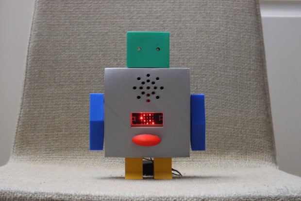Microbit Talking Robot Tinkercad 6299
