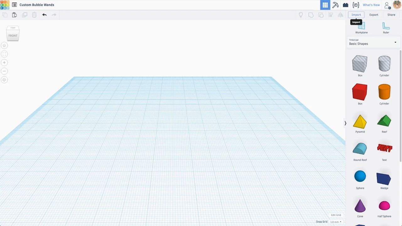 Custom Bubble Wands - Tinkercad