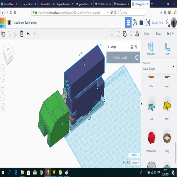 Creating a Transformer With Tinkercad - Tinkercad