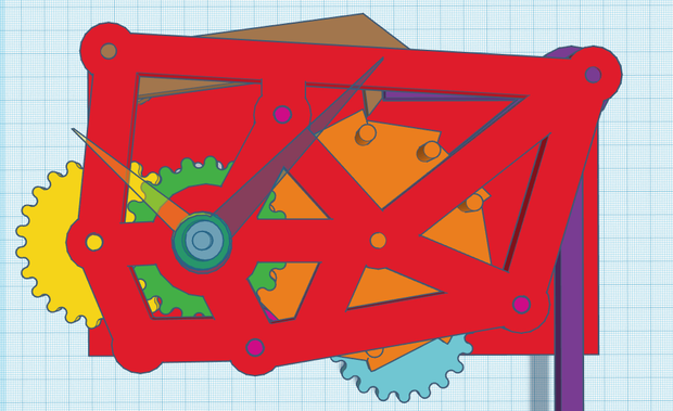 Wooden Clock Designed With Tinkercad - Tinkercad
