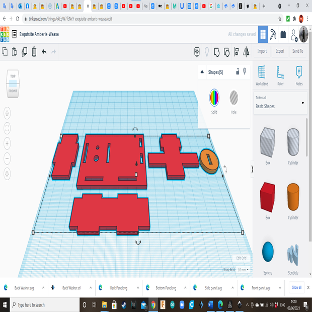 Tinkercad Robotics for School: Laser-cut Walking Machine! - Tinkercad