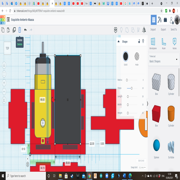 Tinkercad Robotics for School: Laser-cut Walking Machine! - Tinkercad