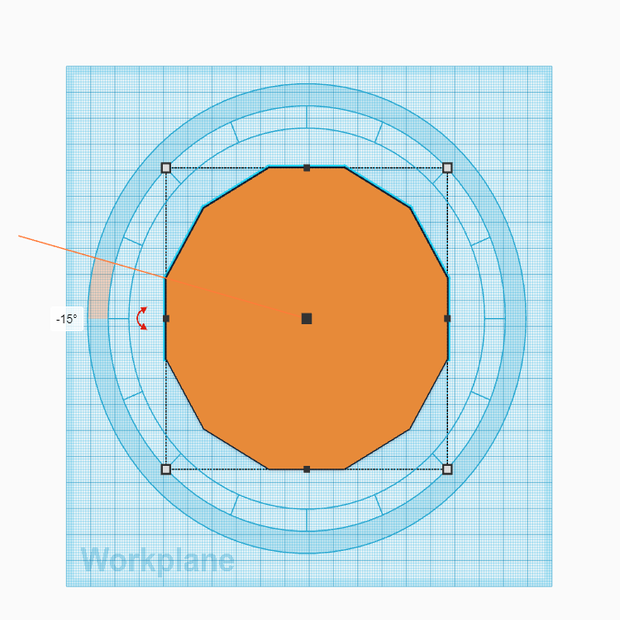 3D Printed Sundial - Tinkercad