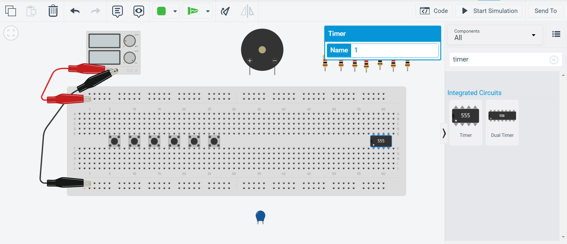 Building a Simple Electronic Piano Using Tinkercad Circuits | Tinkercad