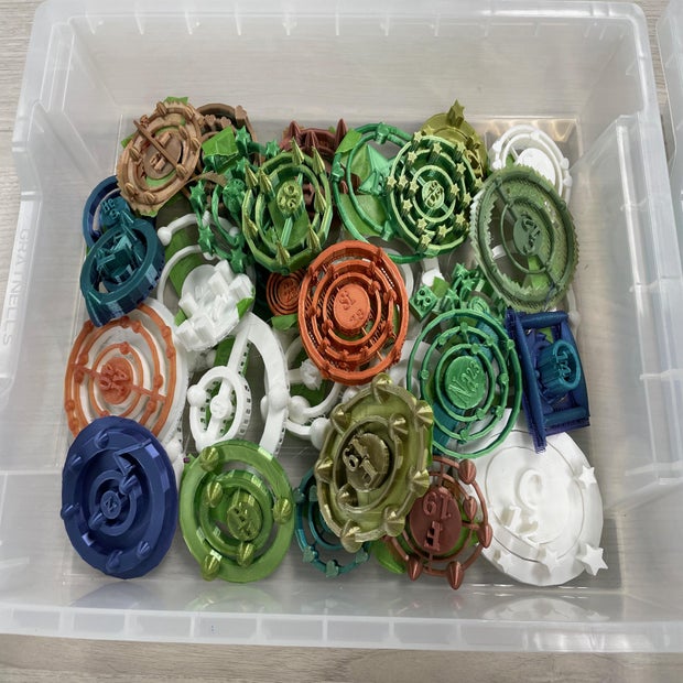 3D Printed Atomic Models - Tinkercad