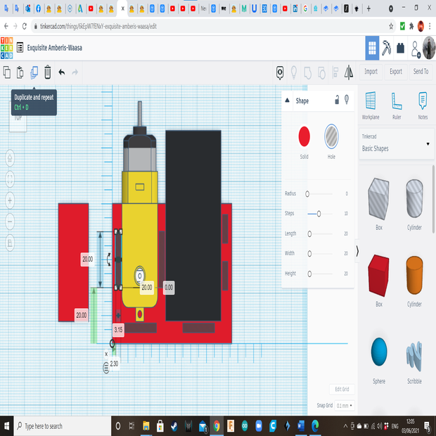 Tinkercad Robotics for School: Laser-cut Walking Machine! - Tinkercad