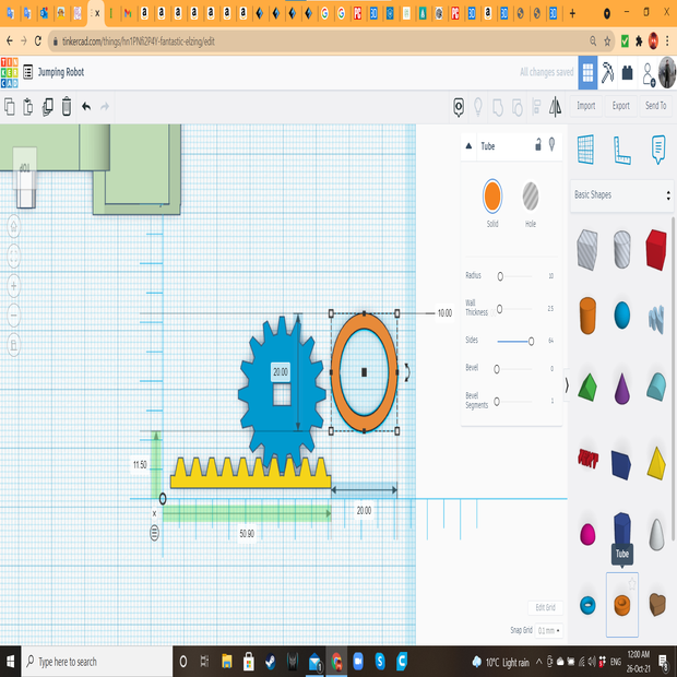 Tinkercad Robotics for School: Gerbil, the Jumping Robot! - Tinkercad