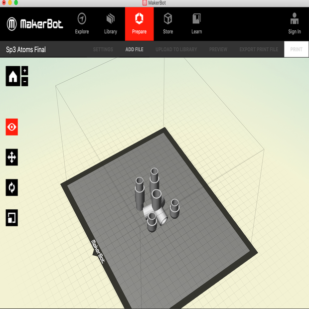 Modular Molecule Lamp - Tinkercad