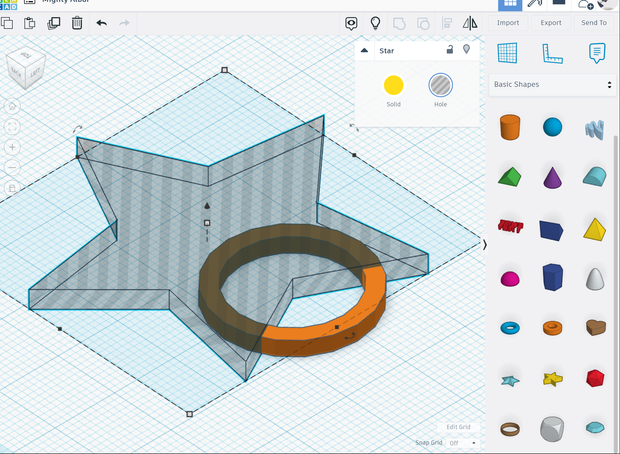 Peacock Pattern Jewelry Set - Tinkercad