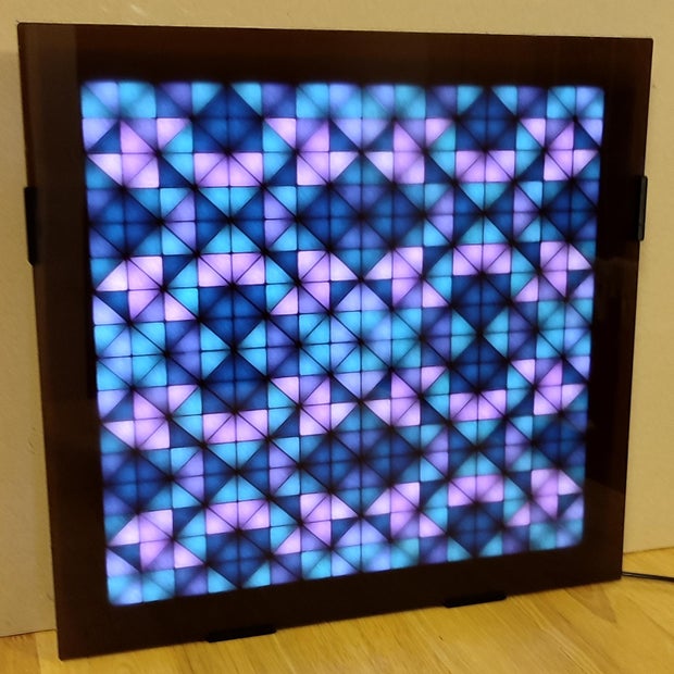 Tetrakis Square Tiling With WS2812 LEDs - Tinkercad