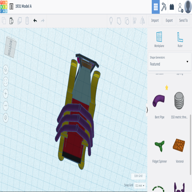 How to Make a Model a and Scene Using Tinkercad - Tinkercad