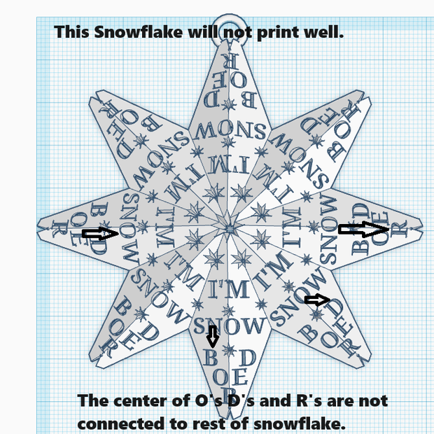 Creating a Snowflake Using Tinkercad - Tinkercad