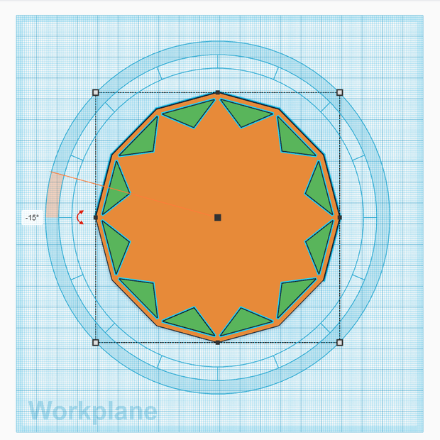 3D Printed Sundial - Tinkercad