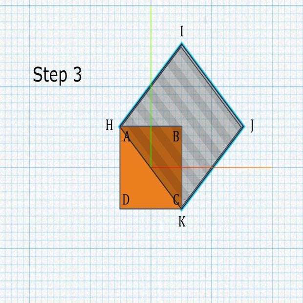Tangram in Tinkercad Codeblocks - Tinkercad